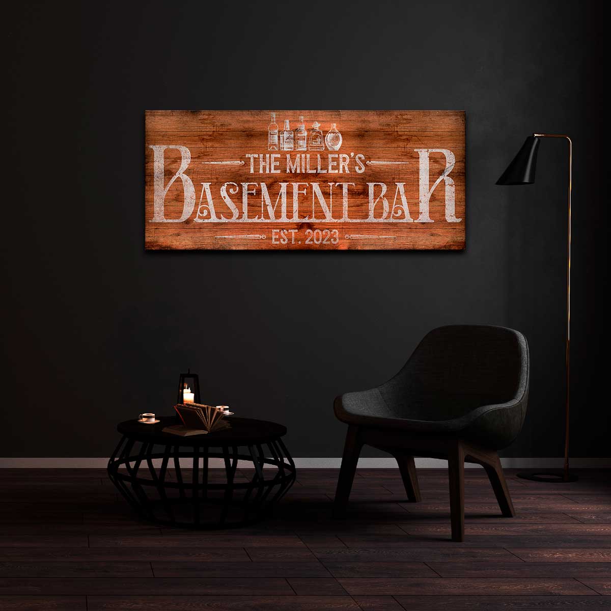 Basement Bar I - Custom Canvas Art – Craft My Sign