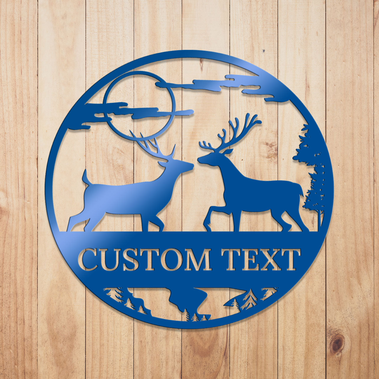 Custom Deer Hunting Metal Sign by Craftmysign – Craft My Sign