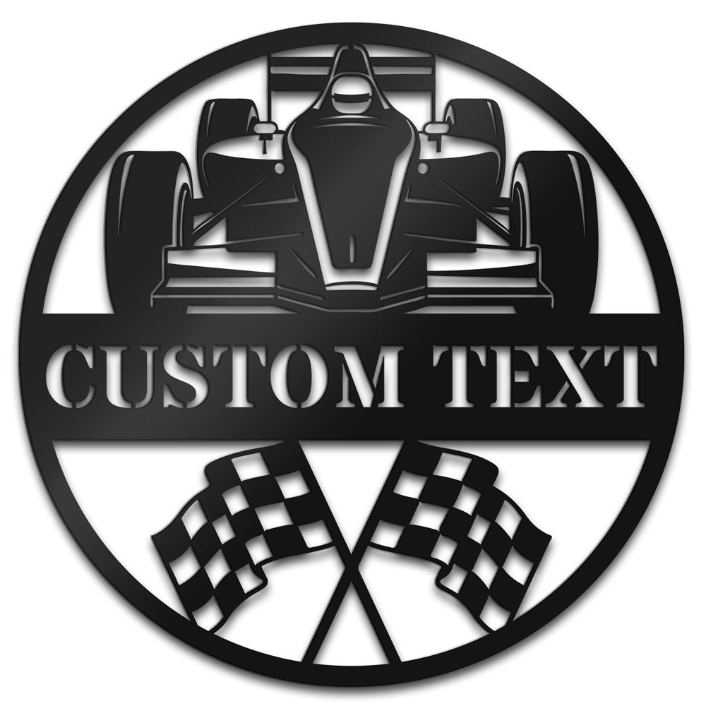 Formula Racing Custom Outdoor Metal Sign by Craftmysign – Craft My Sign