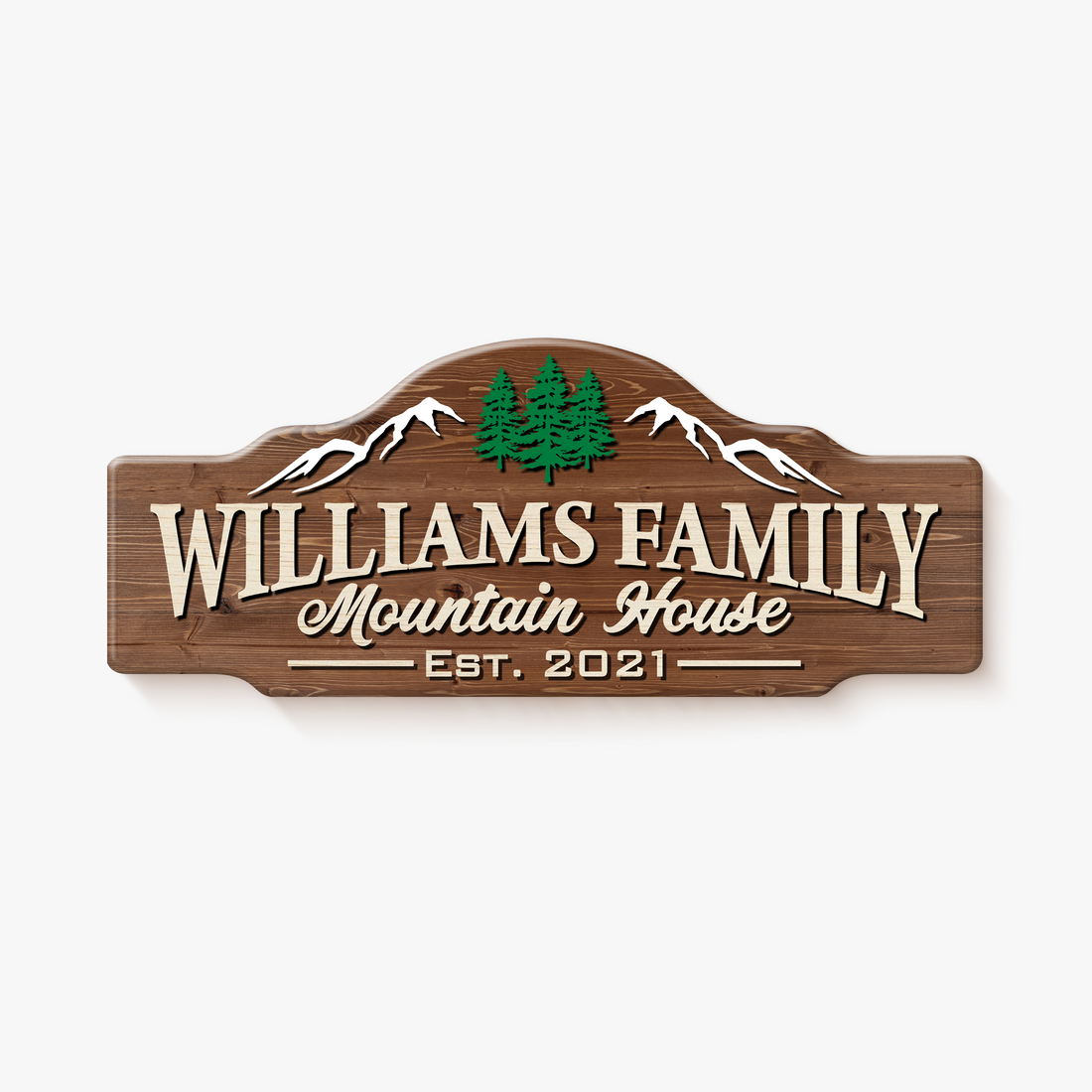 Custom Mountain House Sign by Craftmysign – Craft My Sign
