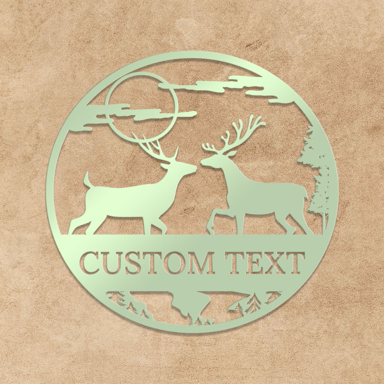 Custom Deer Hunting Metal Sign by Craftmysign – Craft My Sign