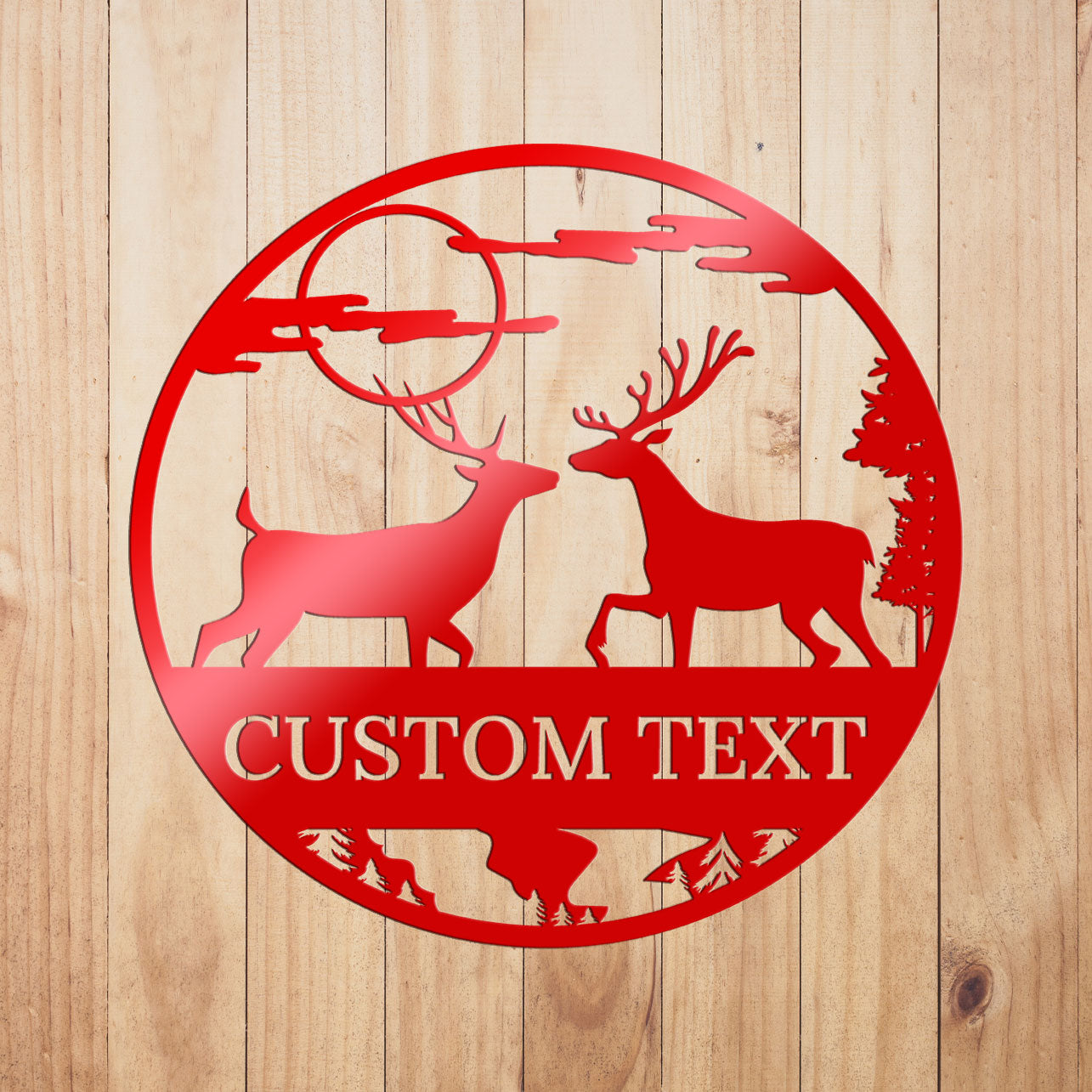 Custom Deer Hunting Metal Sign by Craftmysign – Craft My Sign