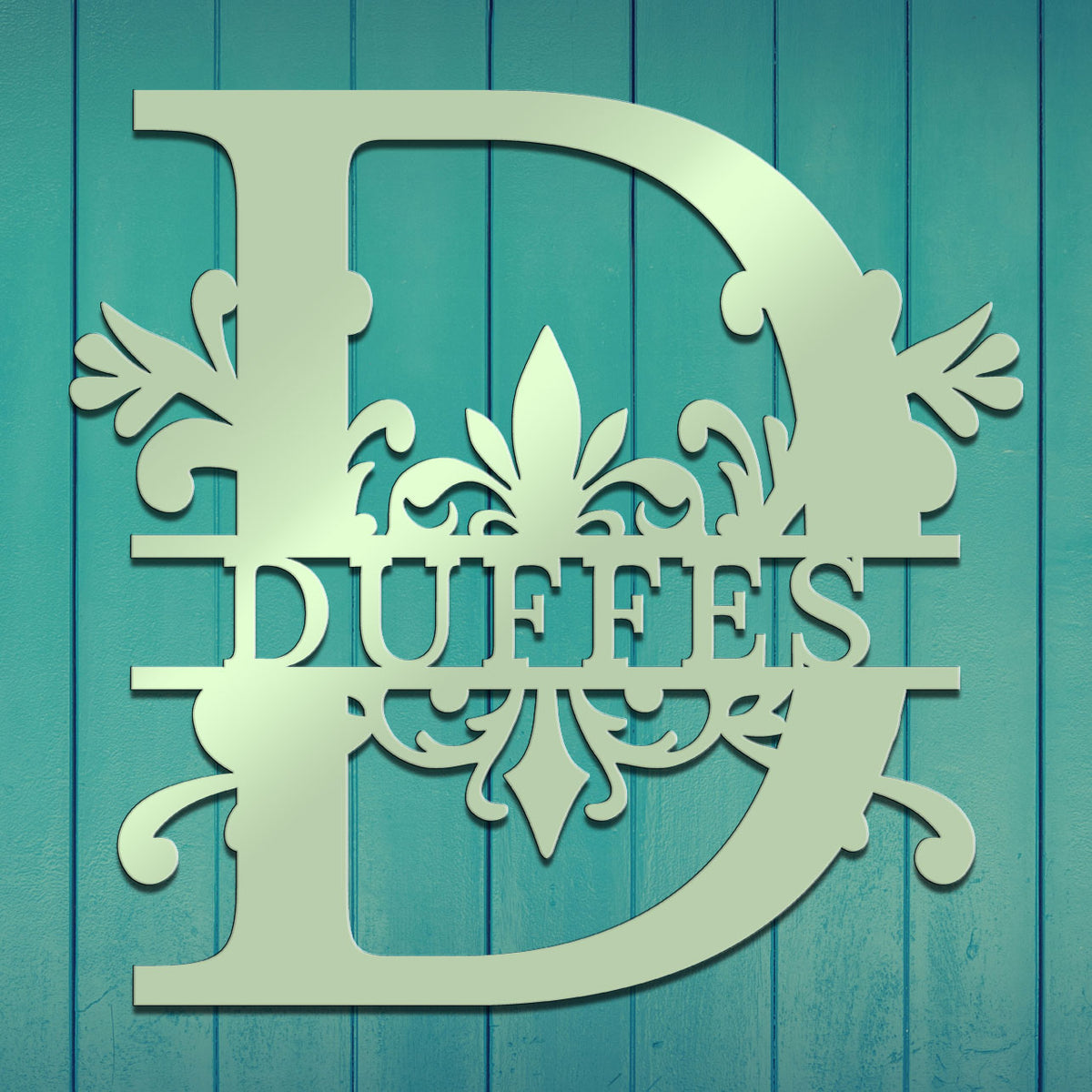 Monogram Metal Sign by Craftmysign – Craft My Sign