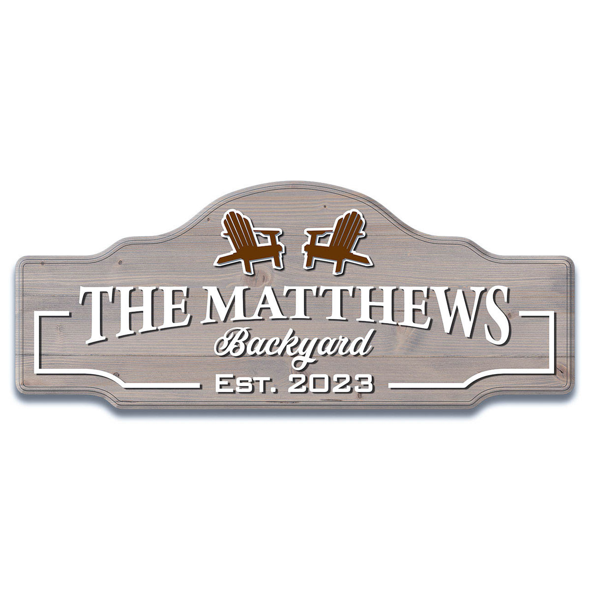 Custom Backyard or Patio Wooden Sign by Craftmysign.com – Craft My Sign