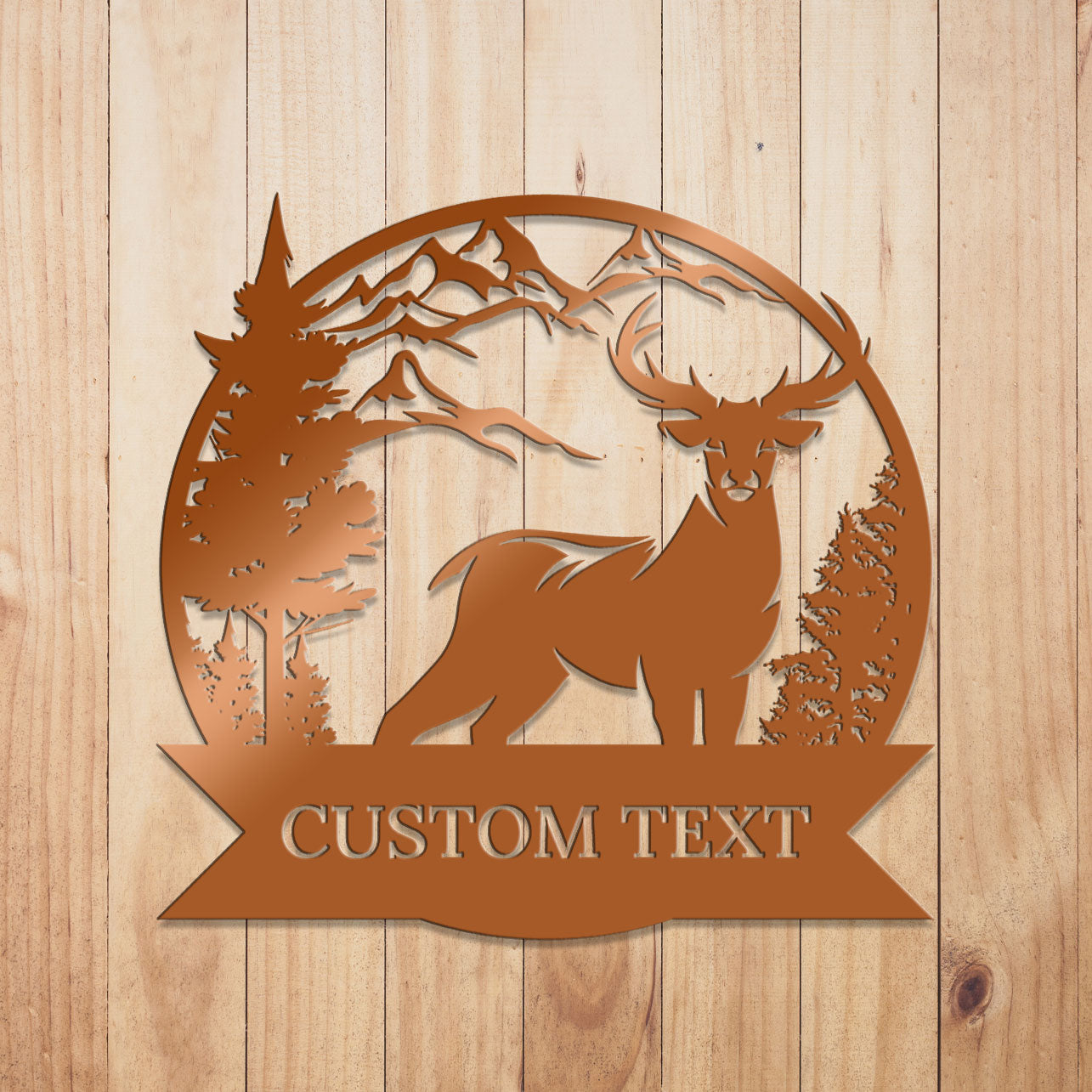 Custom Deer Hunting Metal Sign by Craftmysign – Craft My Sign