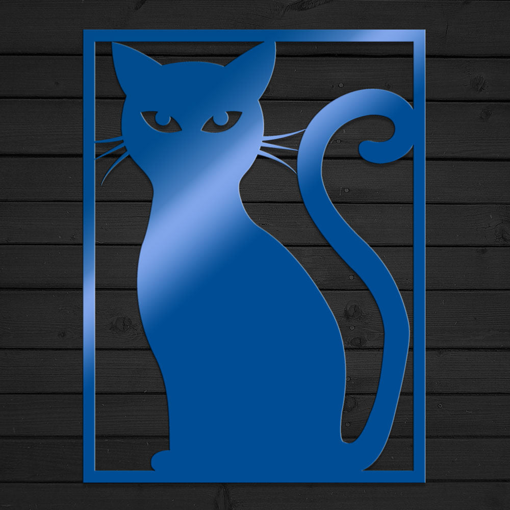 Cat Custom Outdoor Metal Sign by Craftmysign – Craft My Sign