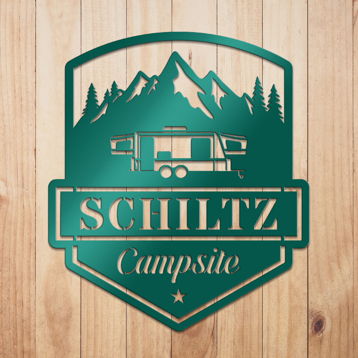 Custom Camping Metal Sign by Craftmysign – Craft My Sign