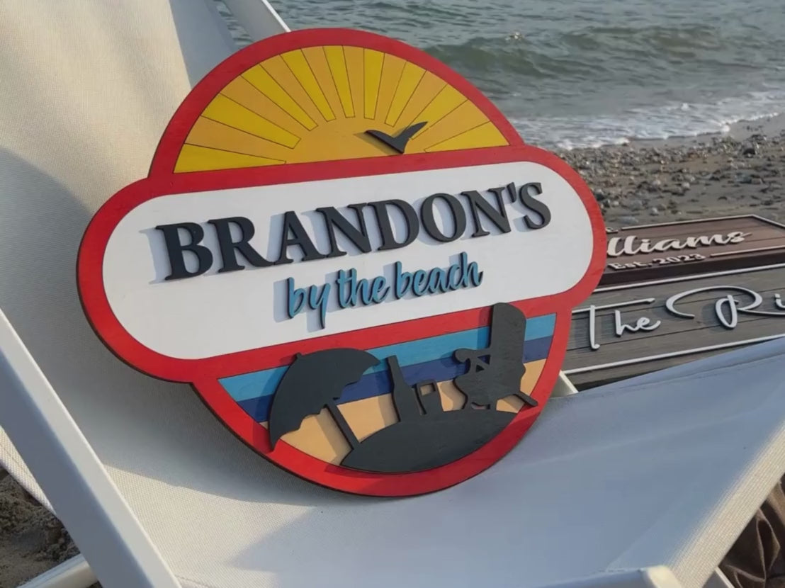Beach Sign - Custom Sign - Personalized Sign – Craft My Sign