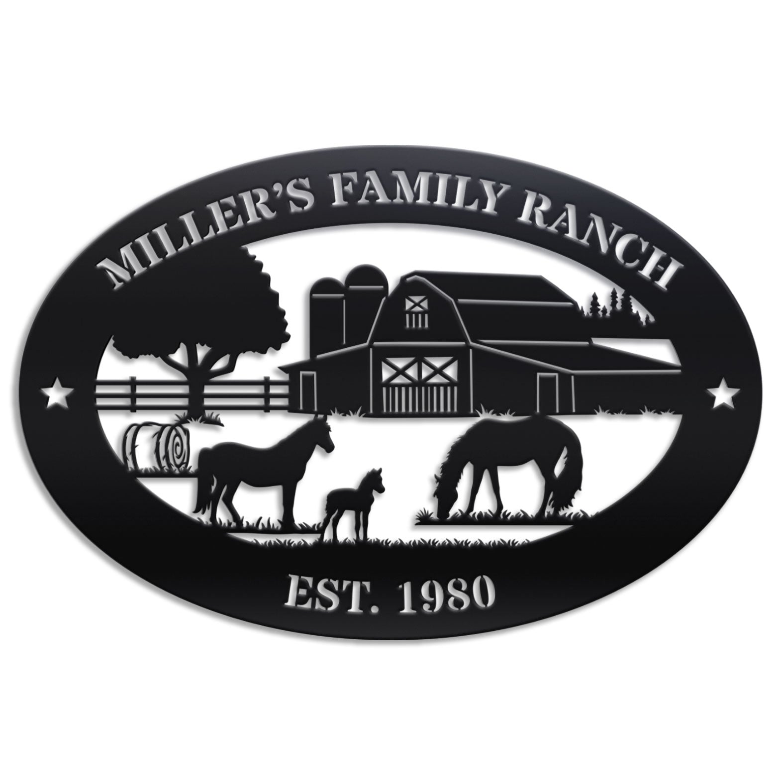 Custom Ranch Metal Sign by Craftmysgin – Craft My Sign