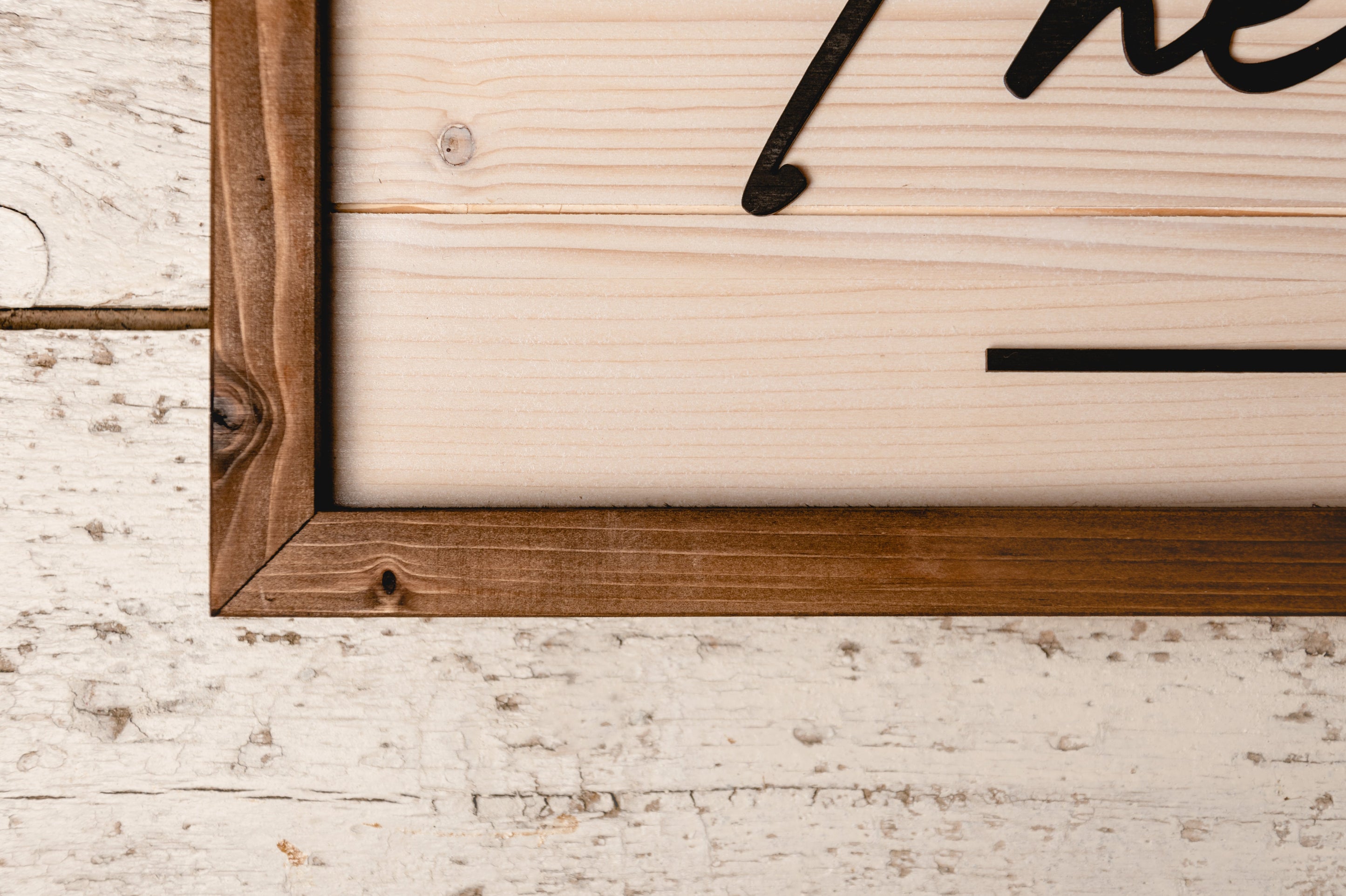 Framed Family Name Sign – Craft My Sign