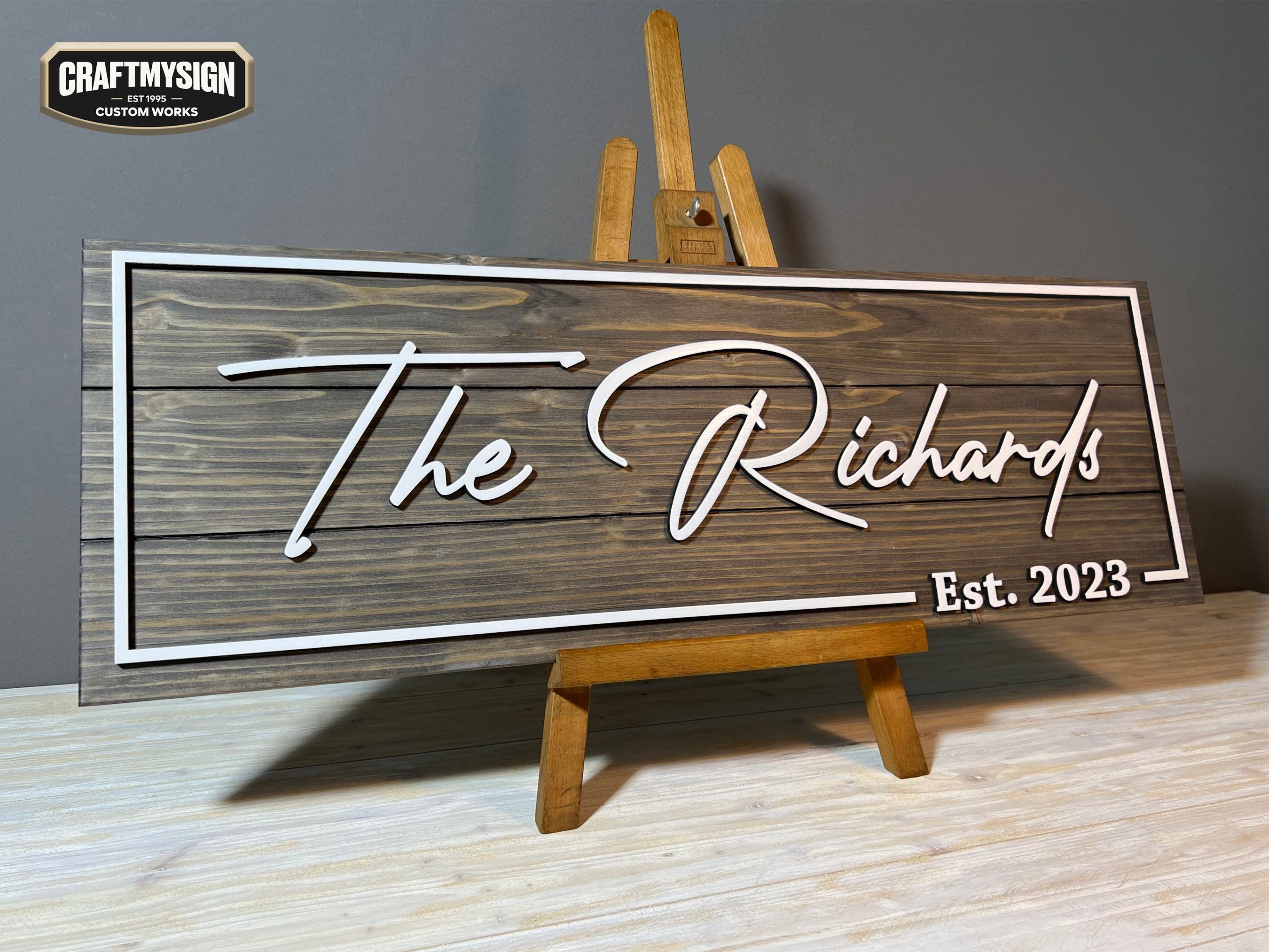 Custom Wooden Sign by Craftmysign – Craft My Sign
