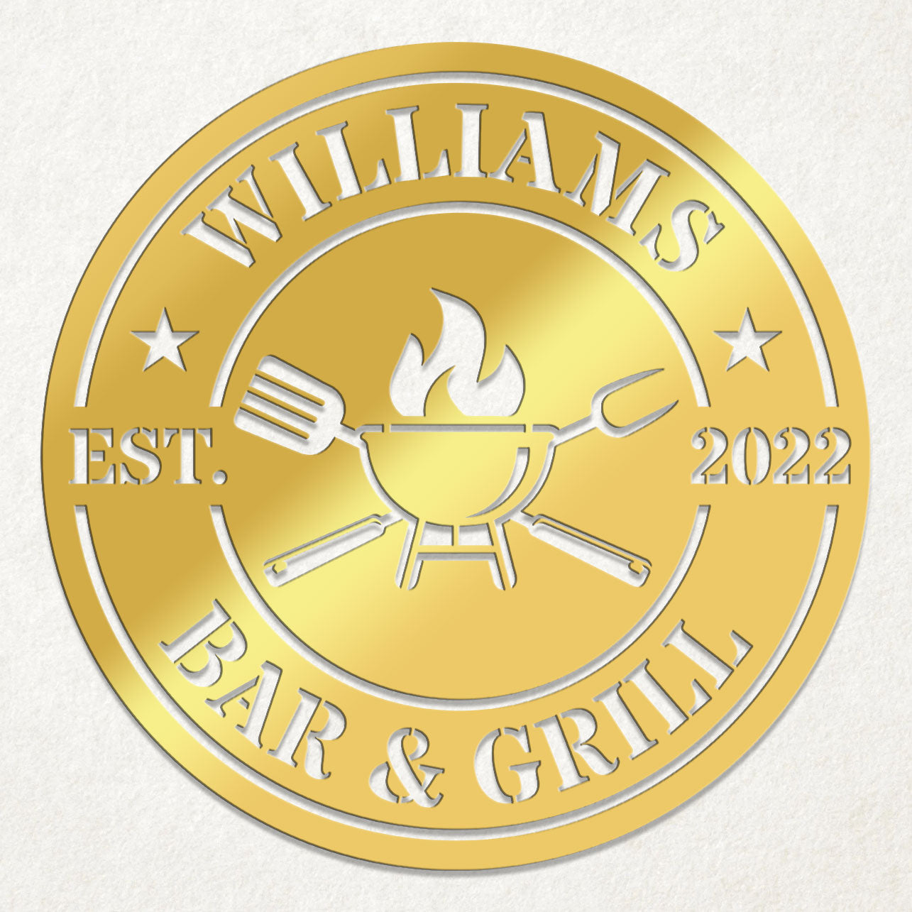 Custom Grill Metal Sign by Craftmysign – Craft My Sign
