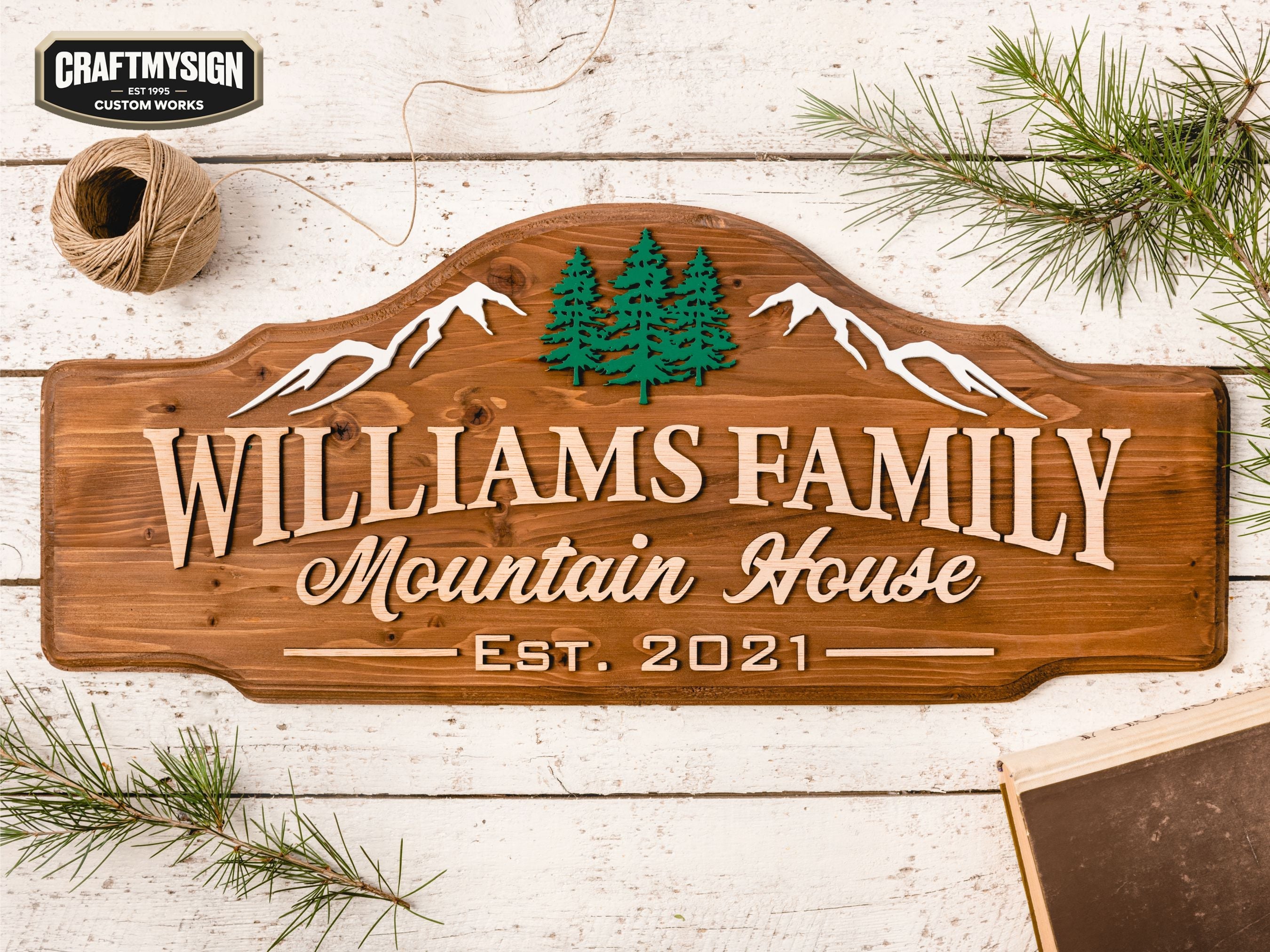 Custom Signs Mountain Homes