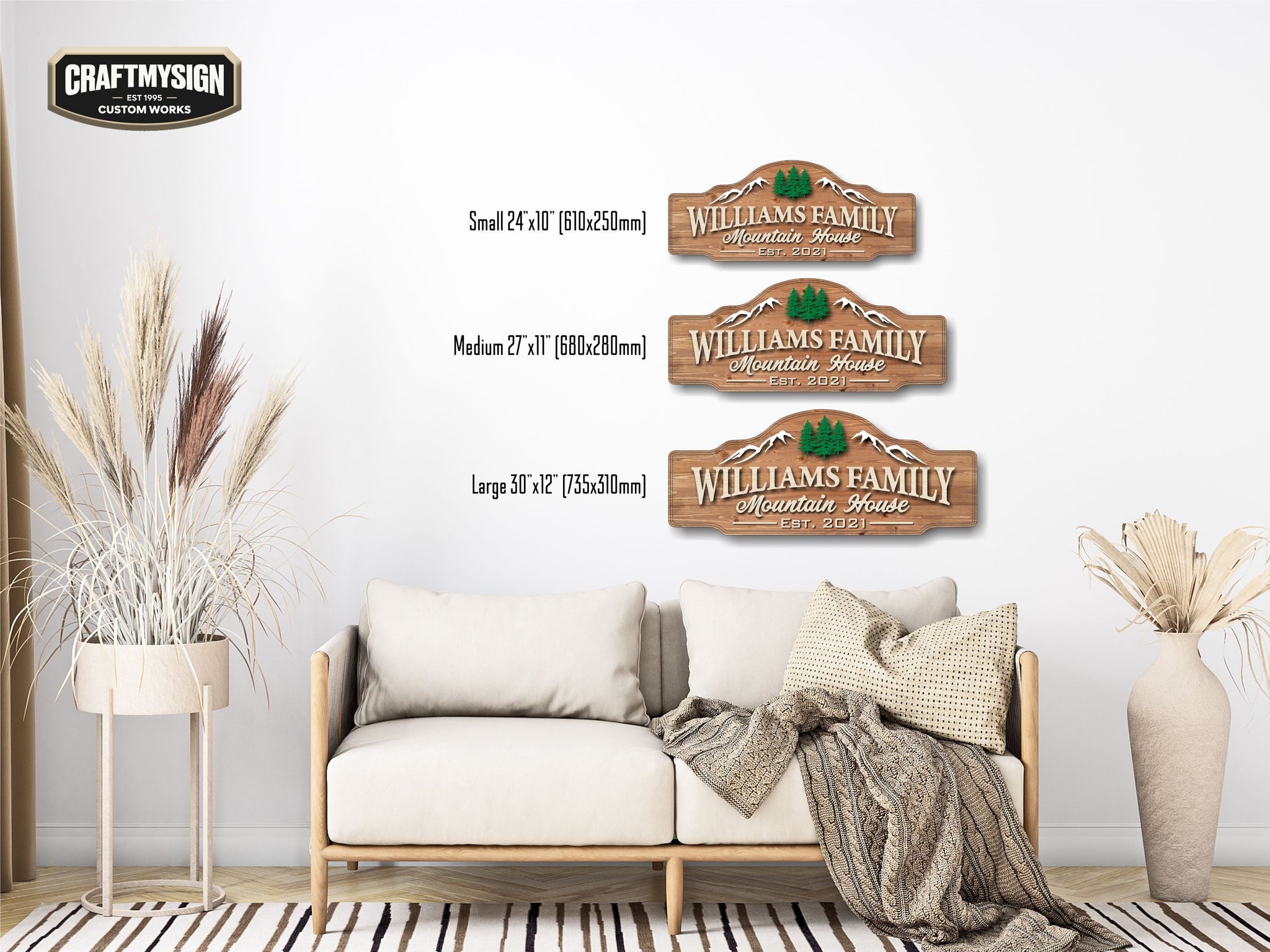 Custom Mountain House Sign by Craftmysign – Craft My Sign
