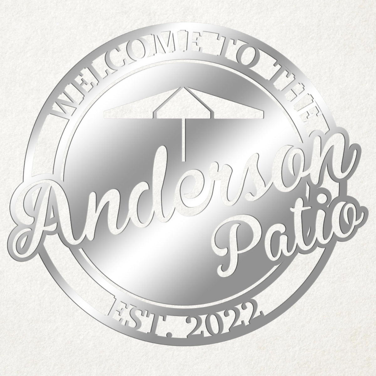 Custom Patio Metal Sign by Craftmysign – Craft My Sign