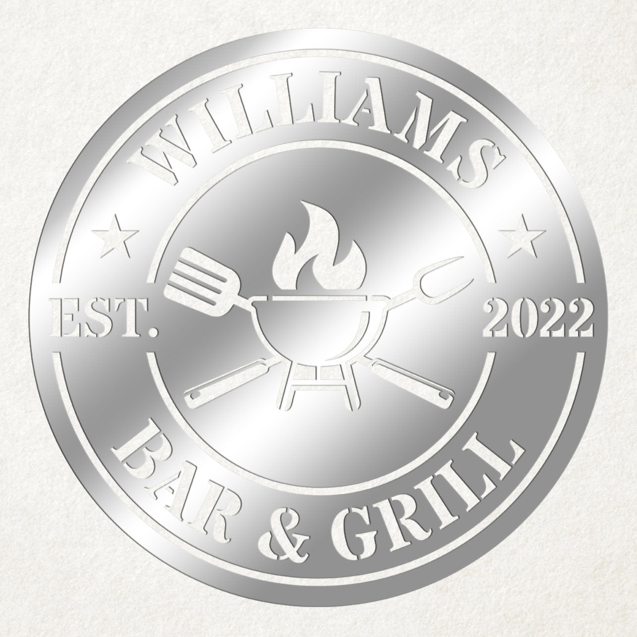 Custom Grill Metal Sign by Craftmysign – Craft My Sign