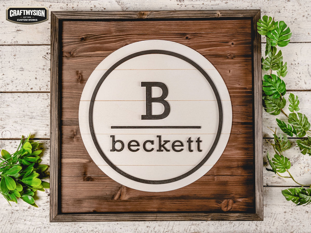 Framed Sign – Craft My Sign