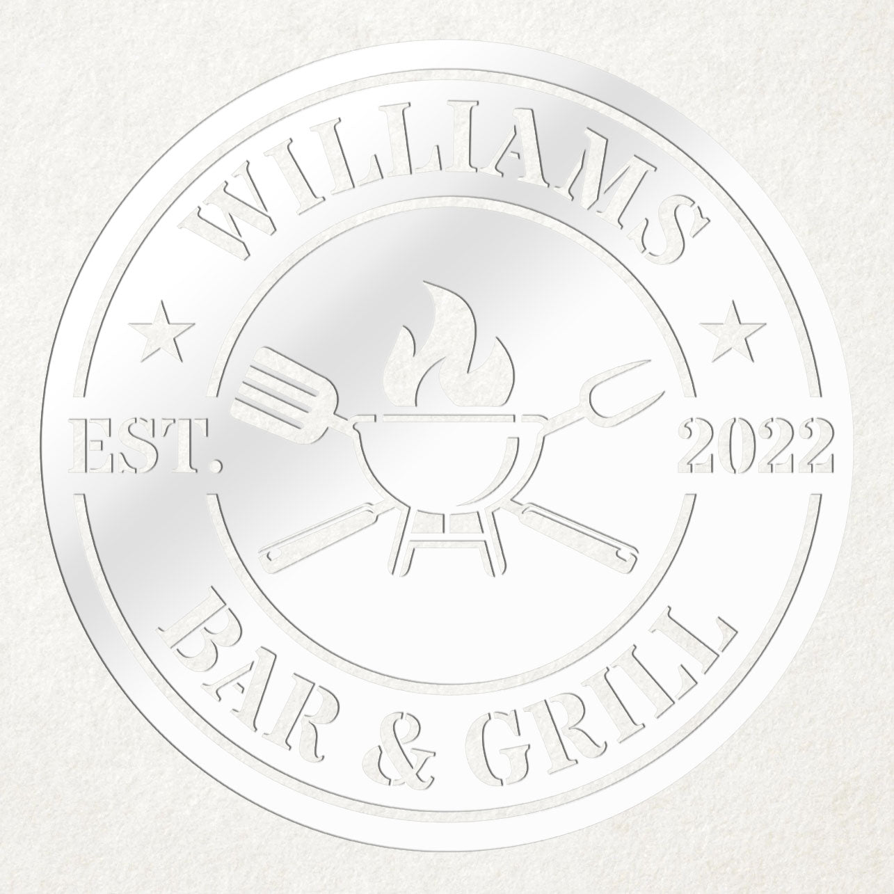 Custom Grill Metal Sign by Craftmysign – Craft My Sign