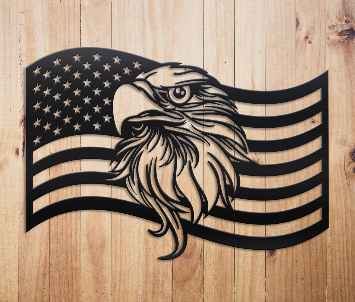 Custom American Flag Sign by Craftmysgin – Craft My Sign