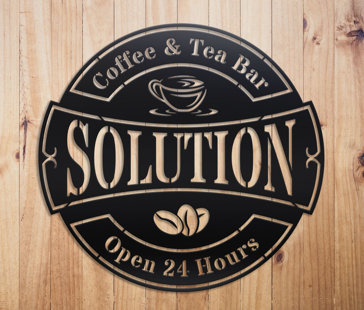 Custom Coffee Bar Metal Sign by Craftmysign – Craft My Sign
