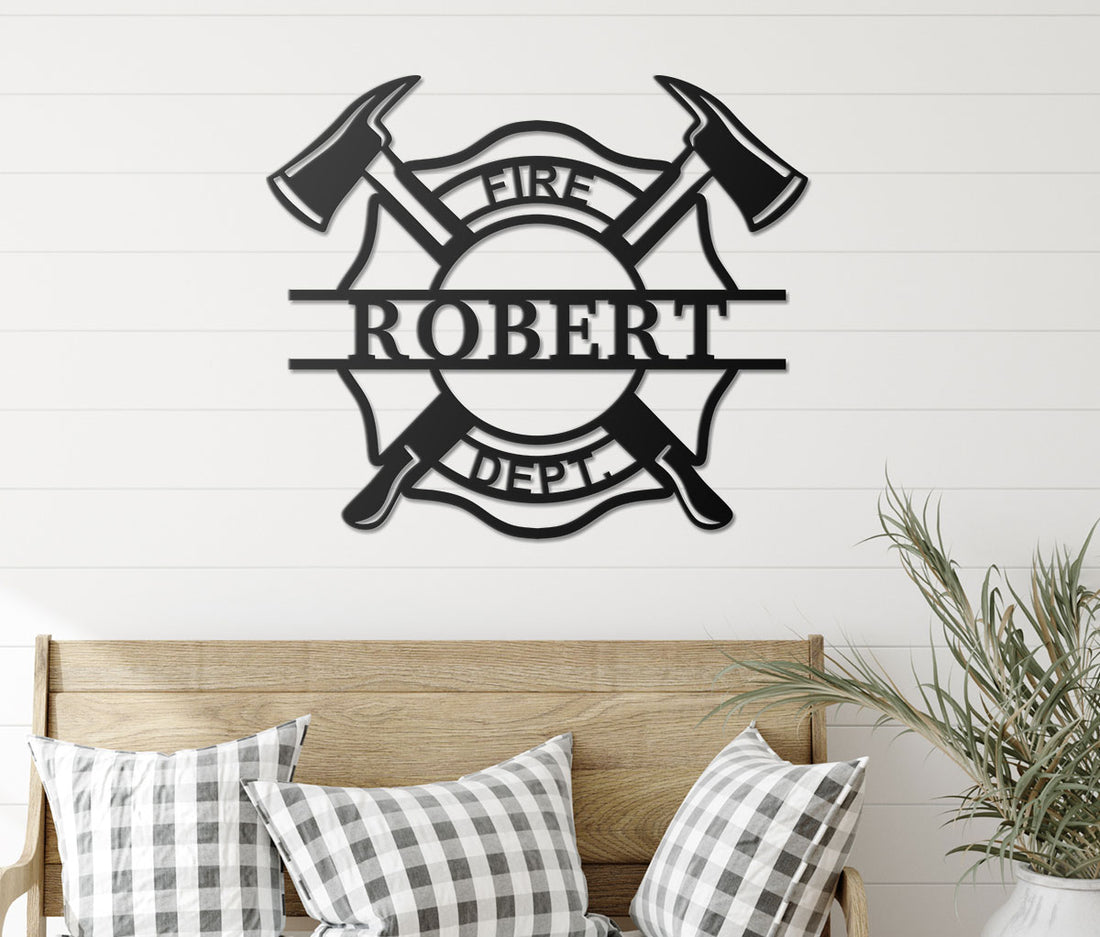 Custom Fireman Metal Sign by Craftmysign – Craft My Sign
