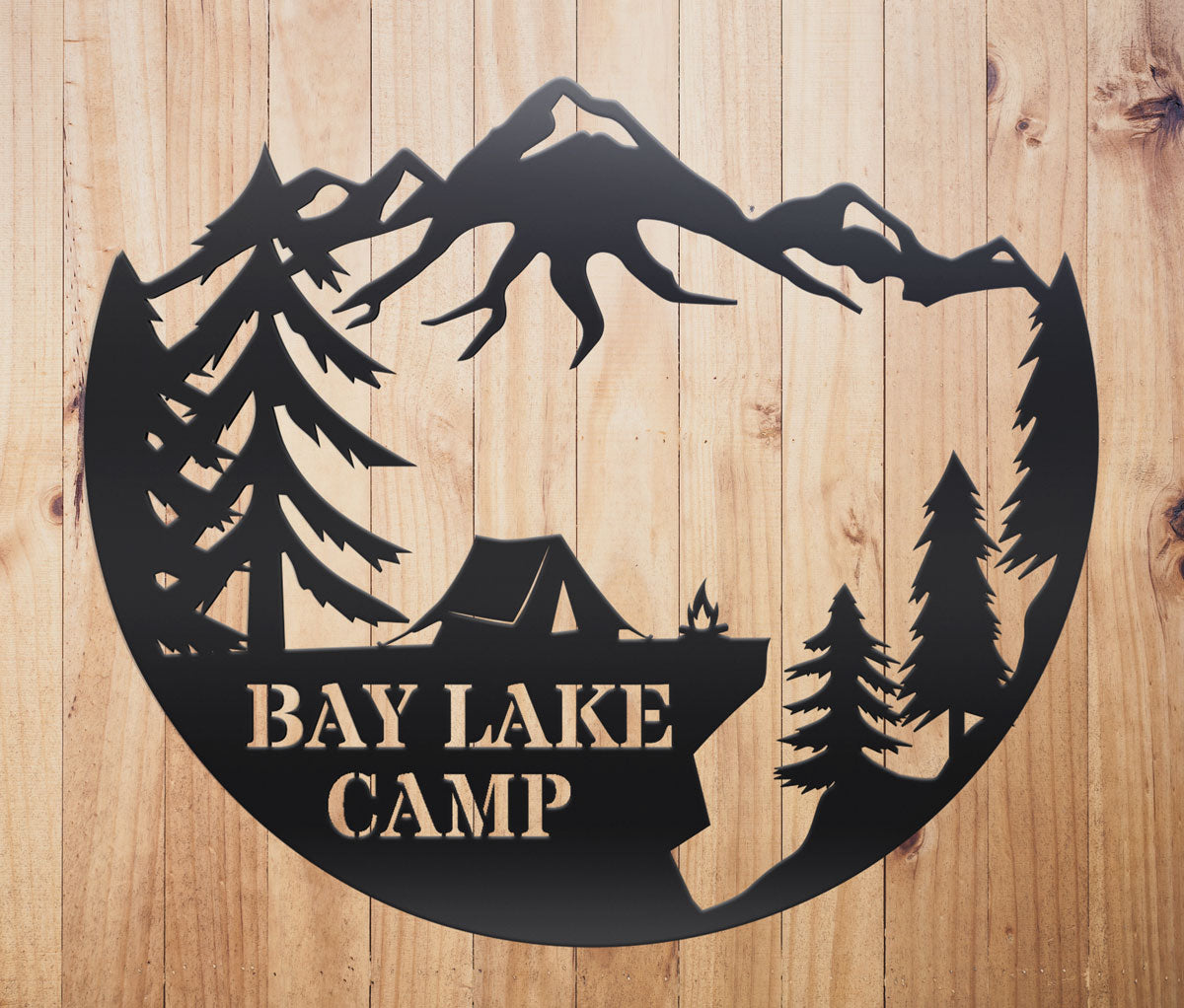Custom Camping Metal Sign by Craftmysign – Craft My Sign