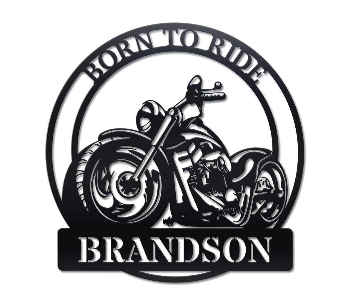 Monogram Motorcycle Sign by Craftmysign – Craft My Sign