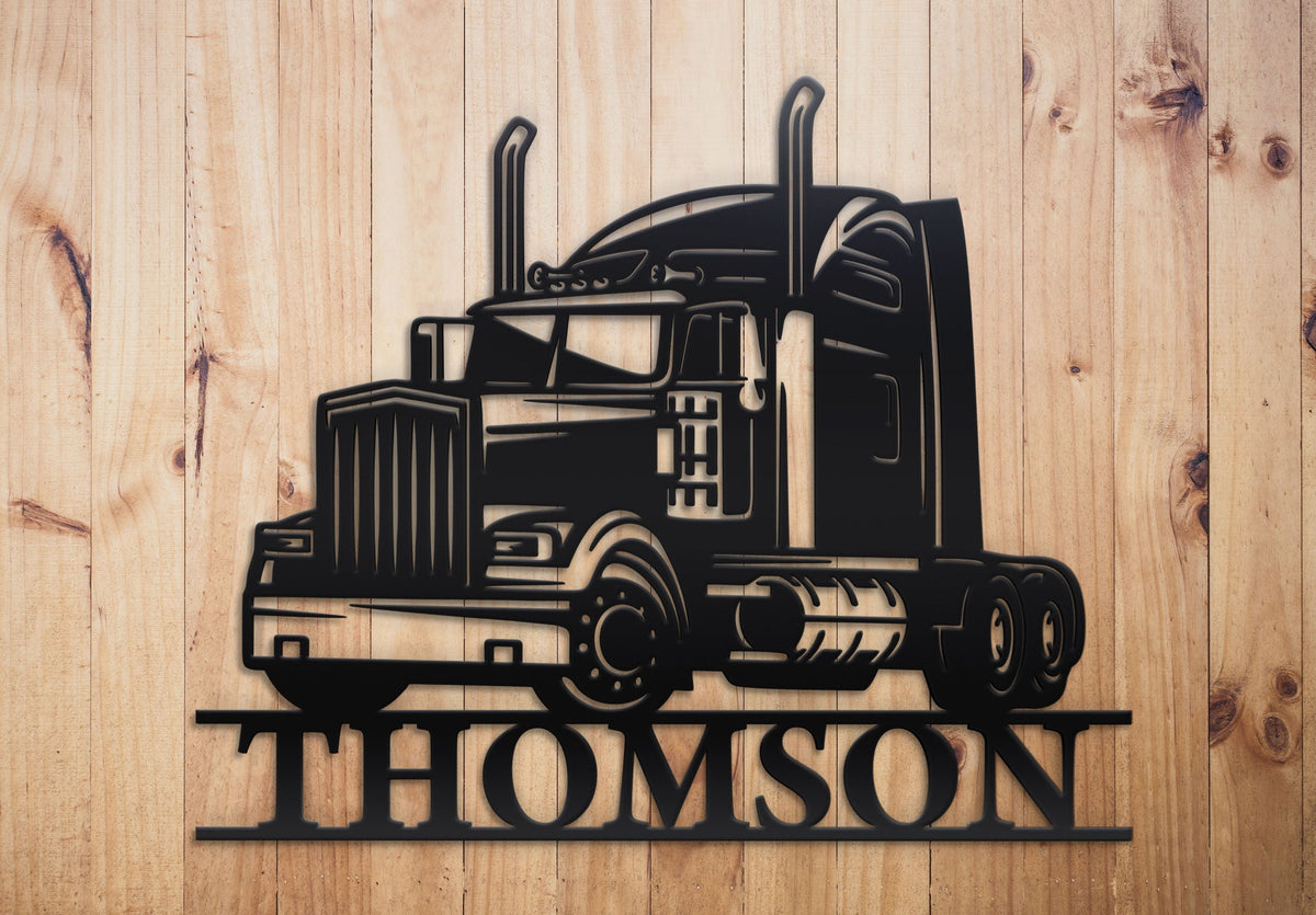 Custom Metal Truck Sign by Craftmysgin – Craft My Sign