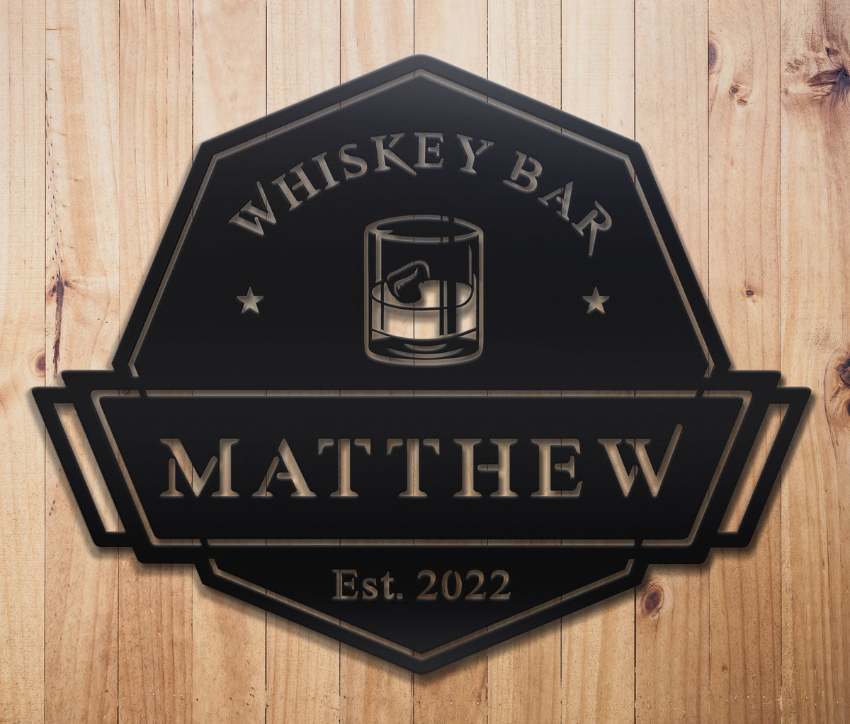 Custom Whiskey Sign by Craftmysgin – Craft My Sign