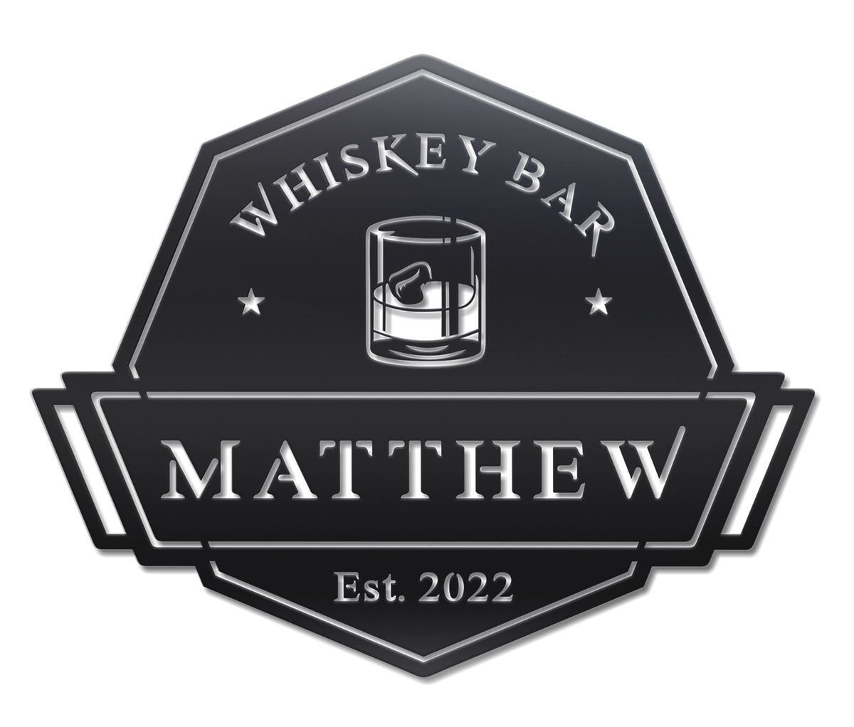 Custom Whiskey Sign by Craftmysgin – Craft My Sign