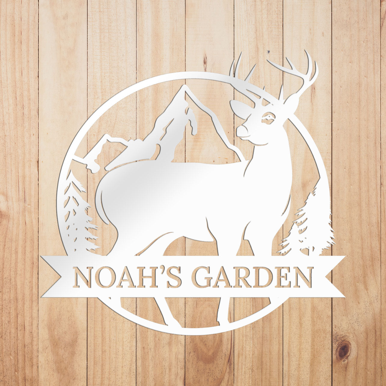 Custom Deer Hunting Metal Sign by Craftmysign – Craft My Sign